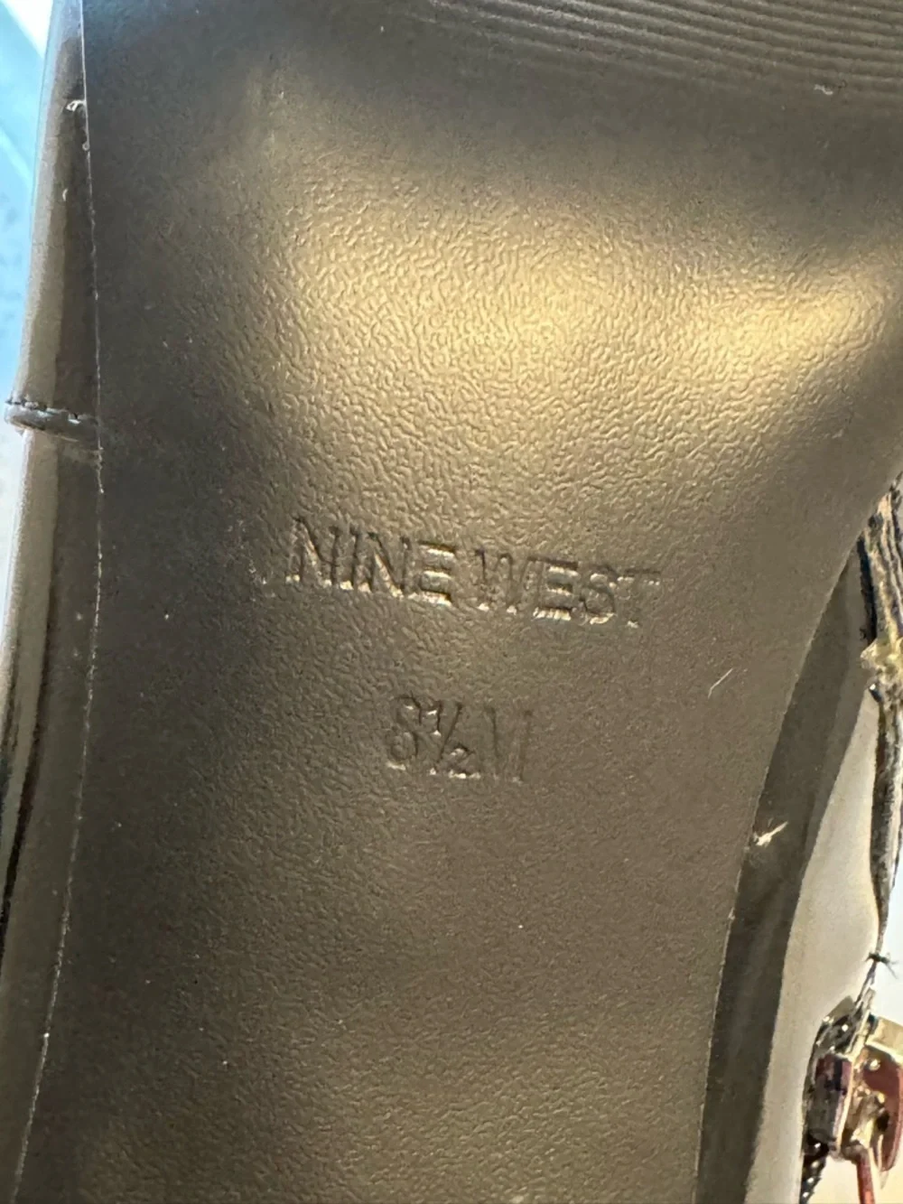 Nine West | Shoes | Nine West Black Patent Kneehigh Stiletto Boots ...